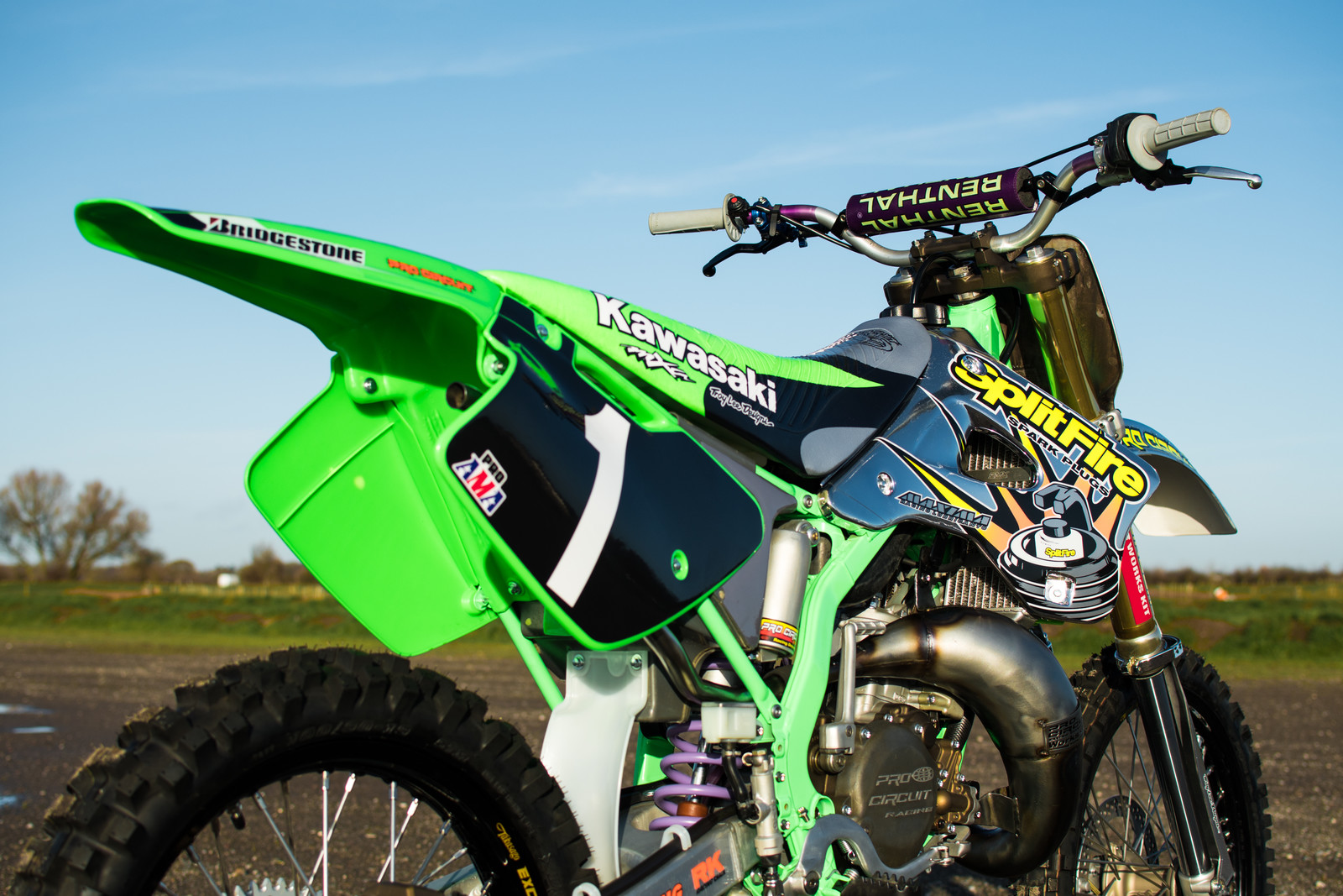 KX125 1996 Pro Circuit Chrome Splitfire Factory Replica - Paul_tony_baker's Bike Check - Vital MX